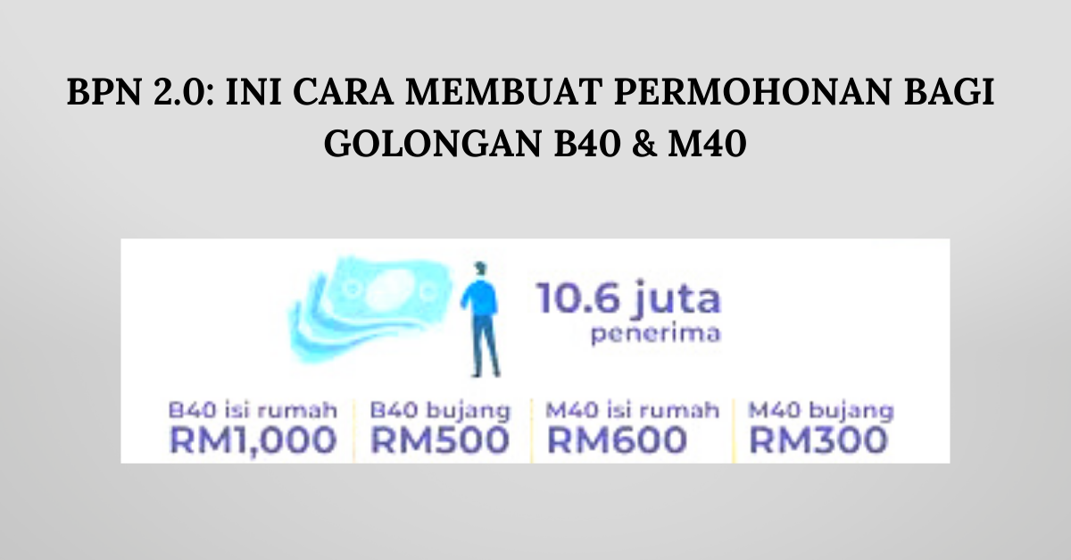 BPN 2.0: Ini Cara Membuat Permohonan Bagi Golongan B40 & M40 - Aztetic
