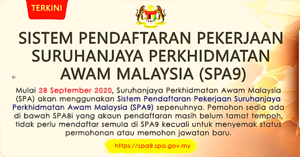 Sistem Pendaftaran Pekerjaan Suruhanjaya Perkhidmatan Awam Diganti Dari ...